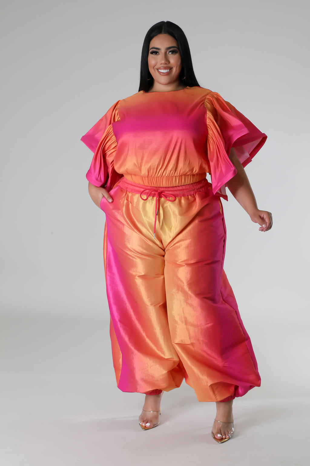 Blushing Sunbursts Pant Set – GitiOnline