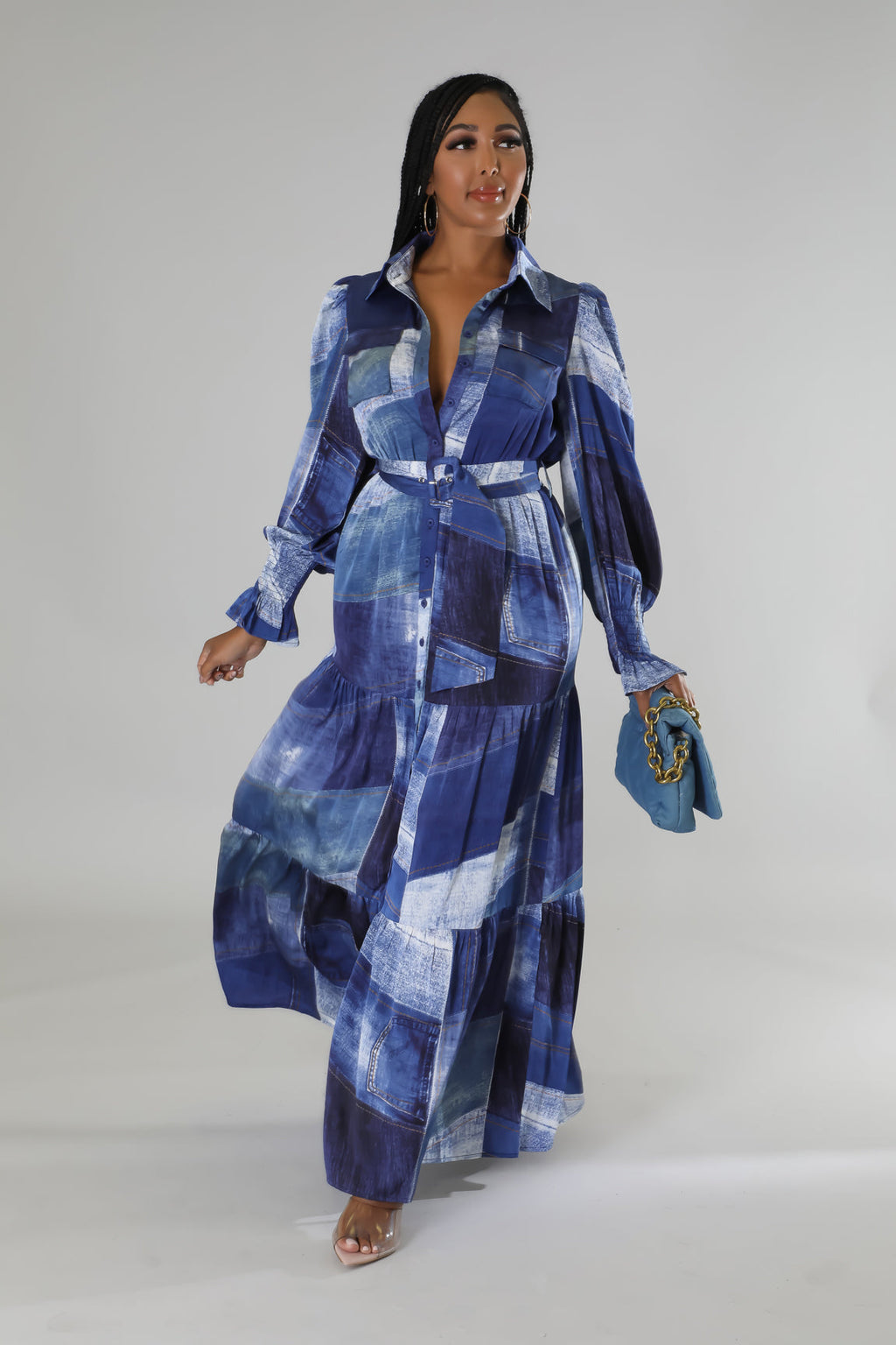 Patchy Thoughts Dress – GitiOnline