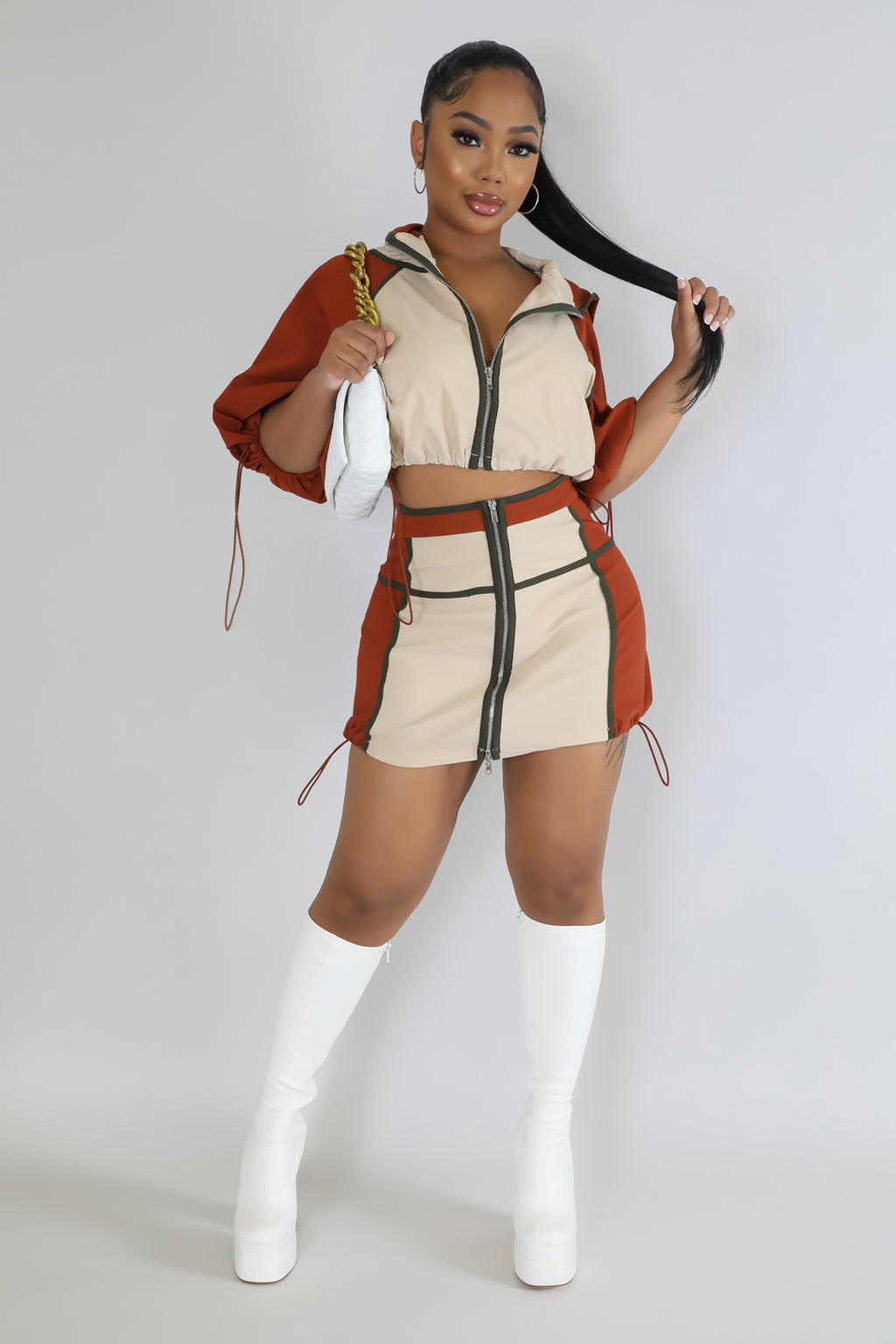 Hood Baddie Skirt Set – GitiOnline