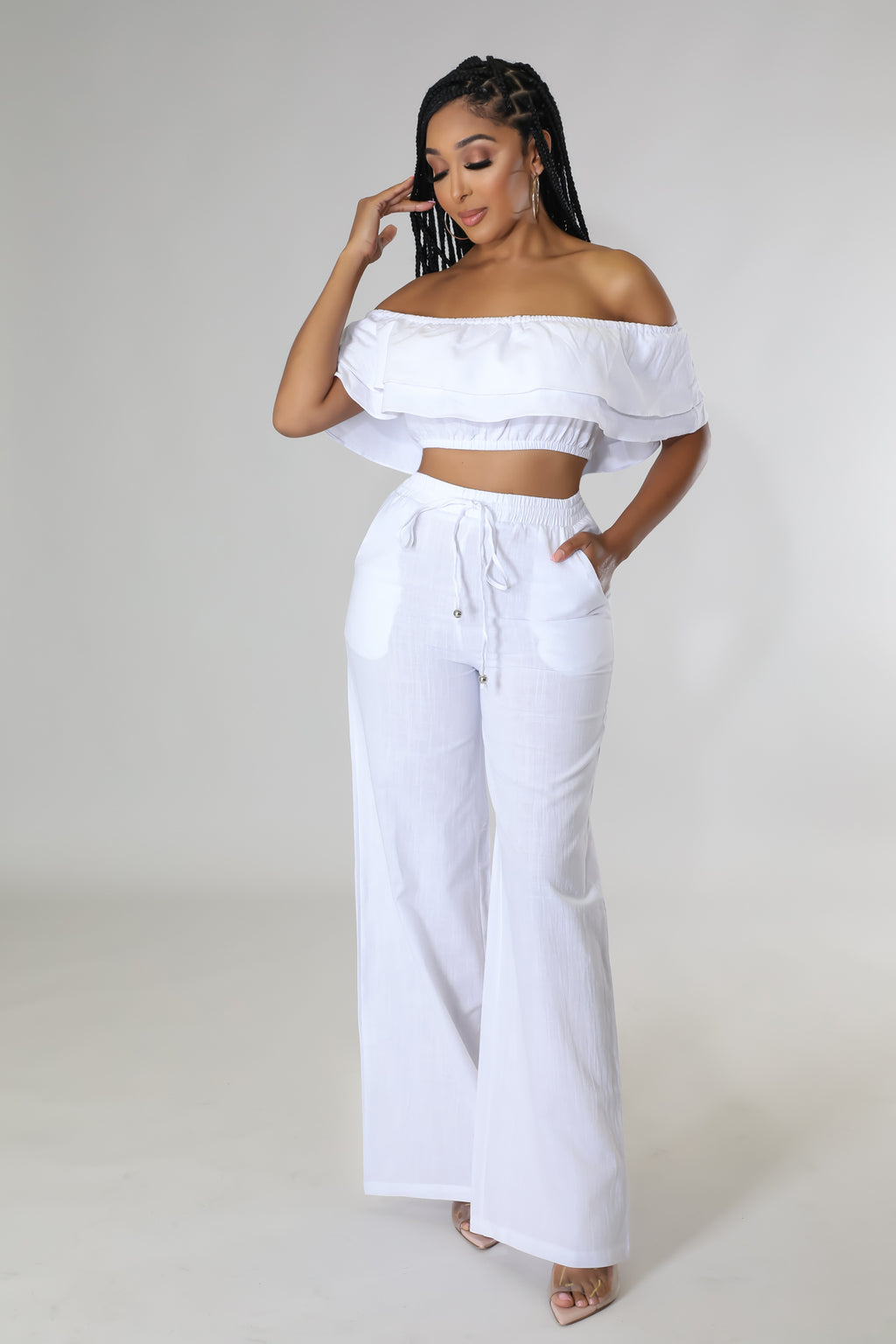 Aubrei Linen Pant Set – GitiOnline